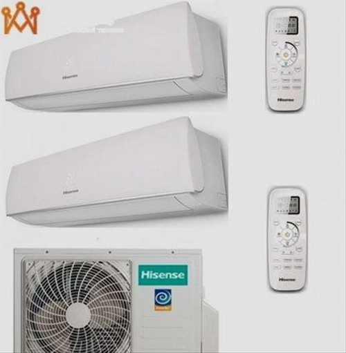 Мульти-сплит система hisense AMS-09ur4svedb65 X 2
