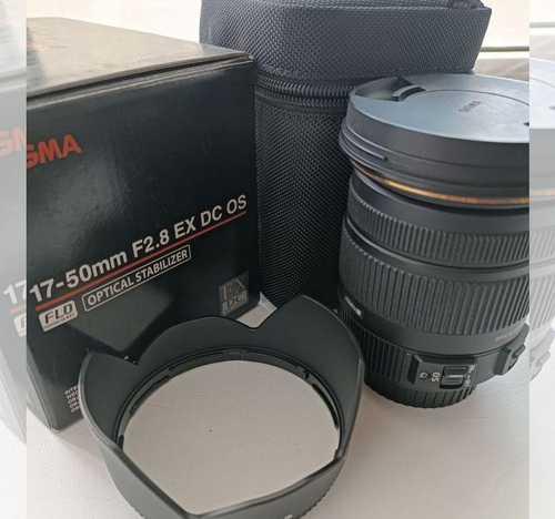 Объектив Sigma 17-50, 2.8 для Canon