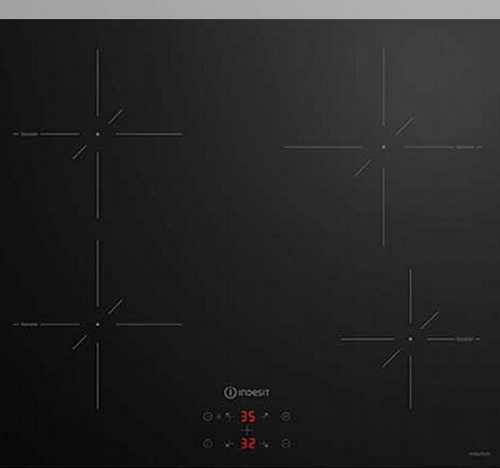 Встраиваемая индукционная варочная панель Indesit IS 41Q60 FX