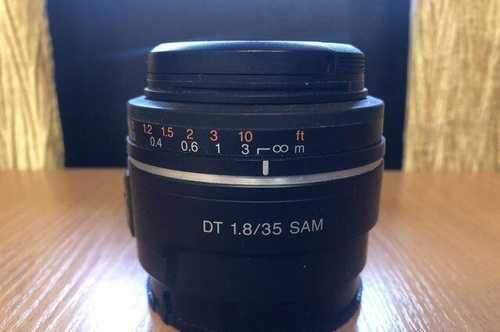 Объектив Sony DT 35mm f/1.8 SAM (SAL-35F18)