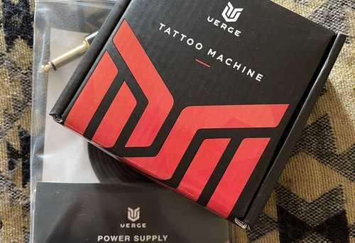 Тату-машинка Verge direct 2.1 black + power supply