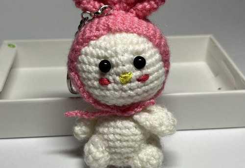 Hello kitty брелок зайчик