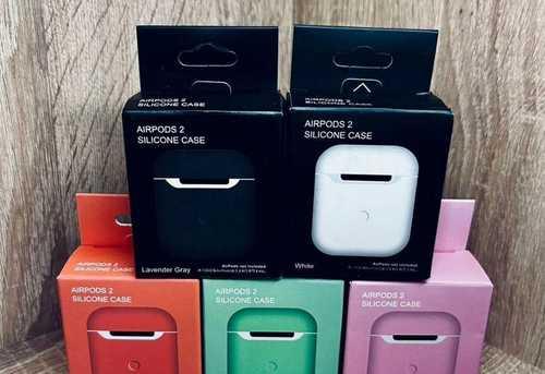 Защитный чехол silicone case на Apple airpods 1/2