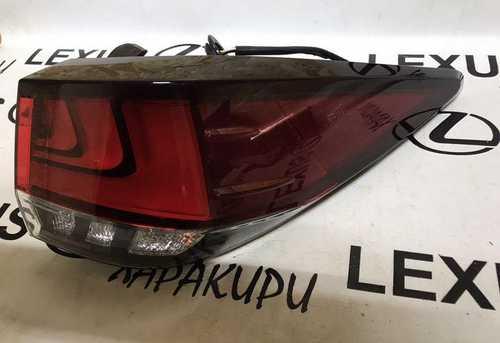 Задний правый фонарь lexus RX4 рестайлинг