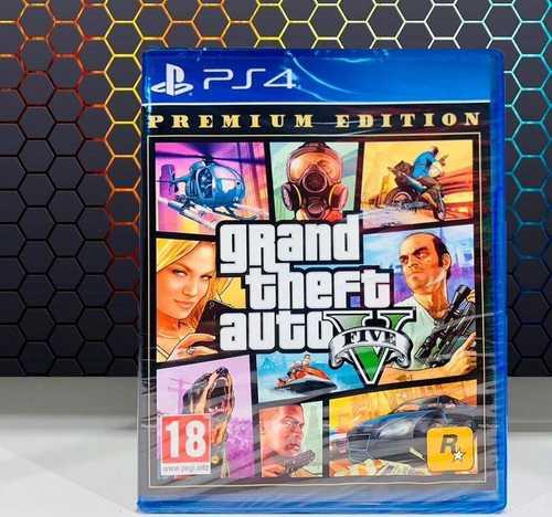 NEW Grand Theft Auto 5 Premium Edition для PS4