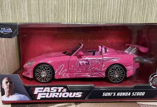 Модель Jada 1:24 Suki's Honda S2000