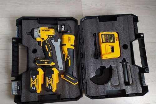 Набор инструментов DeWalt 2в1 ушм + гайковерт