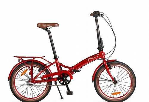 Cкладной велосипед shulz GOA V-brake кармин