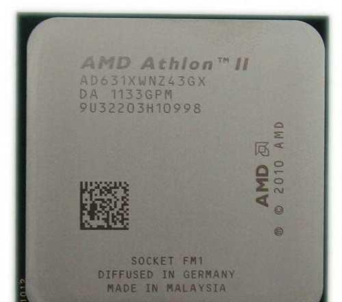 Процессор AMD Athlon II X4 631 (S-FM1 2.6 GHz/4Mb)