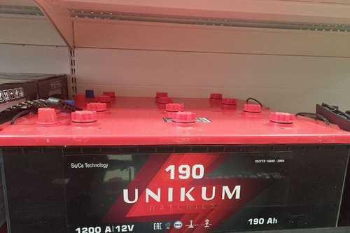 Аккумулятор грузовой 190Ah 1200A