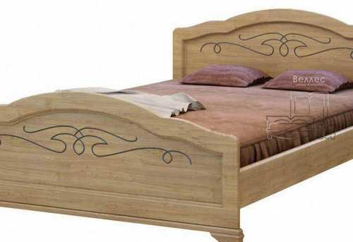 Двуспальная кровать деревянная массив купить