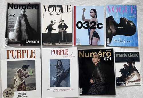 Журналы Vogue Numero 032c Purple Marie Claire