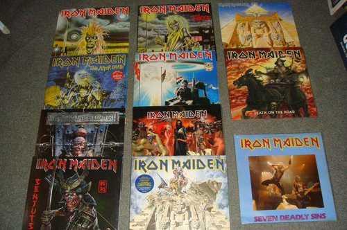 Коллекция винила Iron Maiden 11 LP(оригиналы)