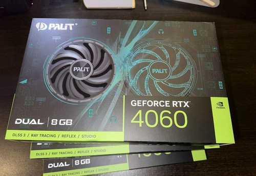 RTX 4060 Palit Dual новая запечатанная гарантия