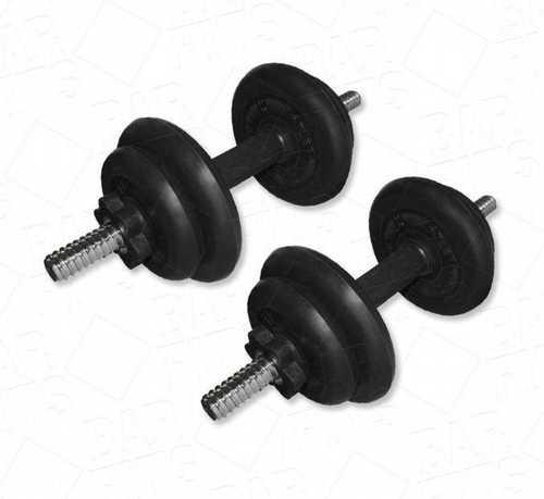 Гантели разборные MB Barbell MB-FdbM-At4 9кг 2шт