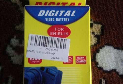 Батарея EN-EL19 для фотоаппарата Nikon