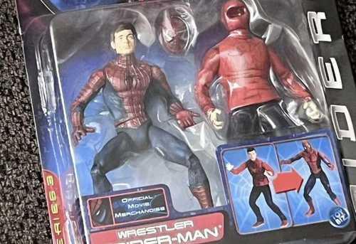 Паук Сапиенс Wrestler Spider Man 2002 Toy Biz