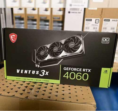 Новая Видеокарта MSI GeForce RTX 4060 ventus 3X