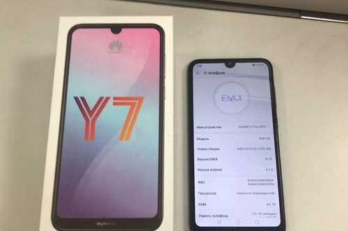 Щ96 Телефон Huawei Y7 2019