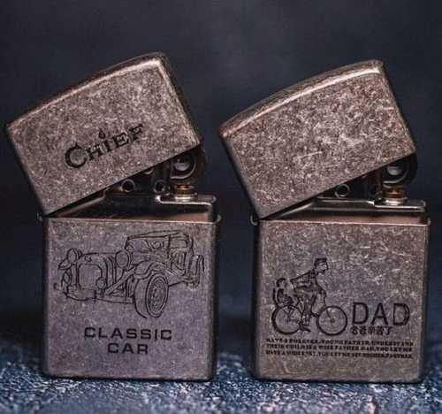 Зажигалка Chief зиппо zippo подарок бензиновая