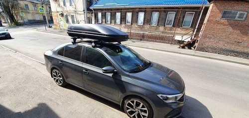 Автобокс на Vw Polo liftback двусторонний +монтаж