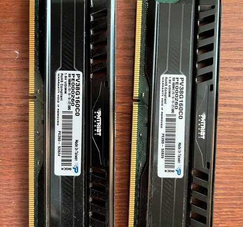 16 Гб Оперативная память DDR3 Patriot Viper 3