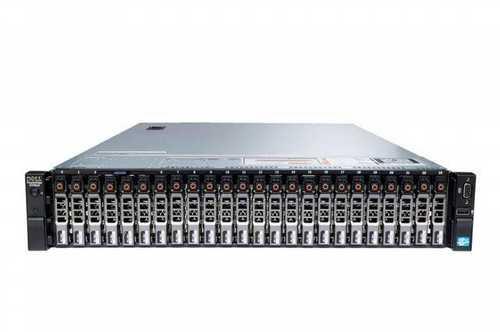 Сервер dell R720xd 24sff 2xE5-2640 96GB, H710