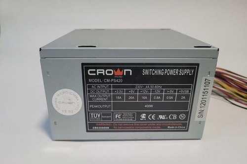 Блок питания Crown CM-PS420 (б/у)