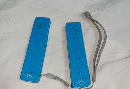 Оригинальный голубой контроллер для Nintendo Wii