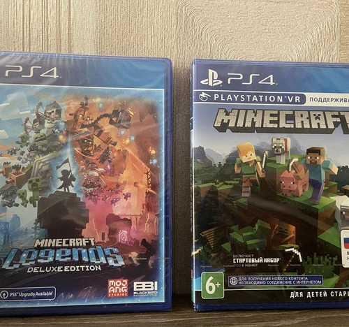 Minecraft ps4 диск новый