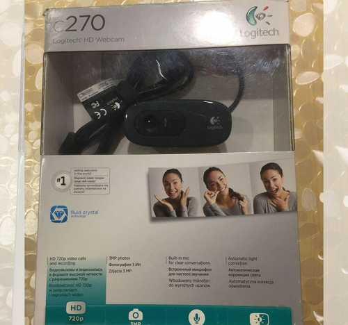 Веб-камера logitech HD C270