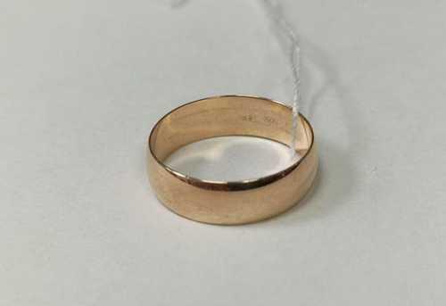 Золотое обручальное кольцо 19 размер
