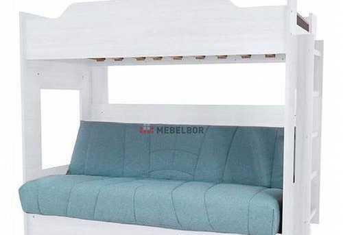 Двухъярусная кровать с диван-кроватью Боннель