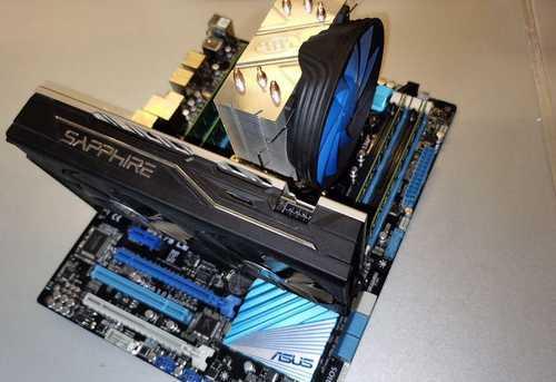 Комплект lga2011 (intel i7,x79,16Gb,rx480,кулер)