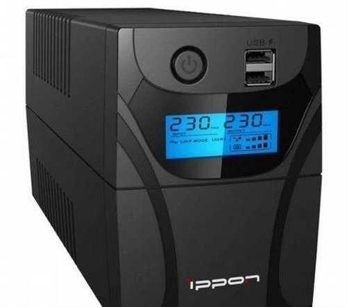 Новый ибп Ippon Back Power Pro II 800 black 10303