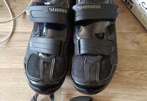 Велотуфли shimano R065(43 р) +педали Keo Easi look