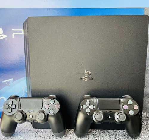 Sony Playstation 4 Pro 1TB CUH-7016B с коробкой S