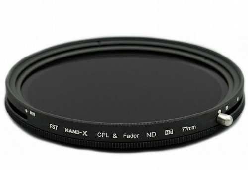 Светофильтр FST nano-X CPL+vari-ND 77mm