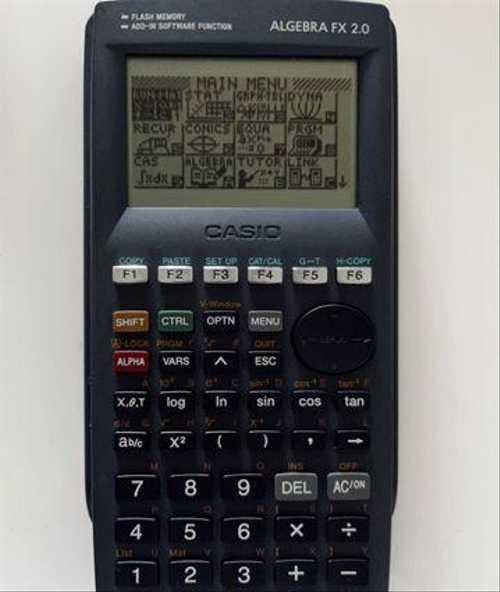 Инженерный калькулятор casio Algebra FX 2.0