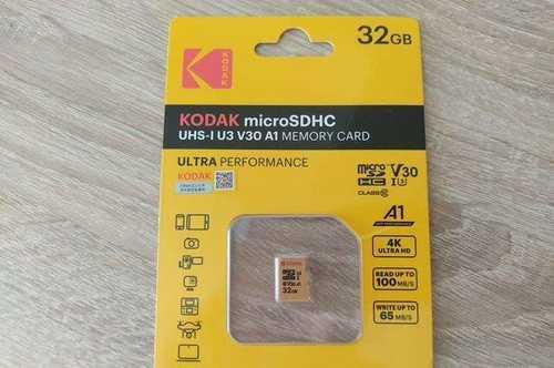 Карта памяти Kodak 32 Гб новая