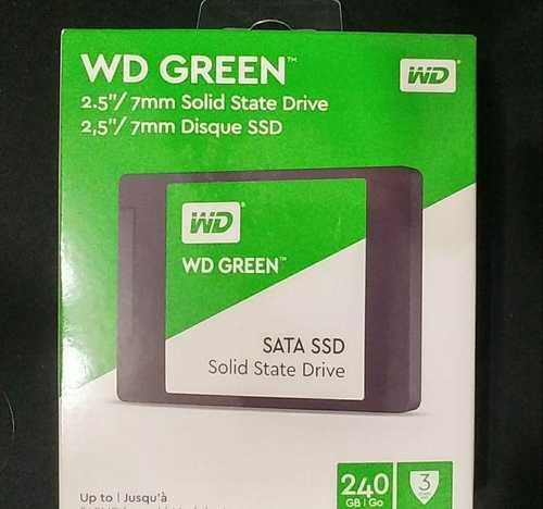 SSD WD green 240 gb