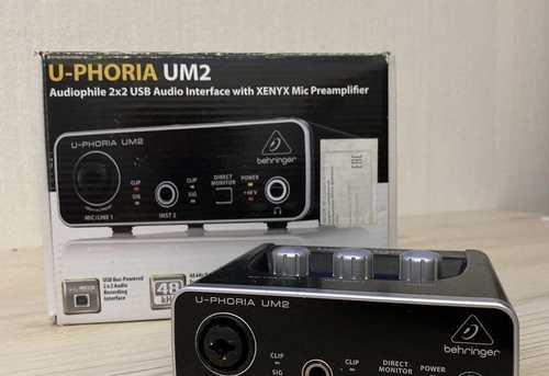 Звуковая карта behringer Uphoria um2