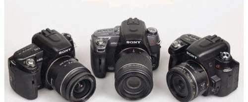 Фотоаппараты Sony в ассортименте