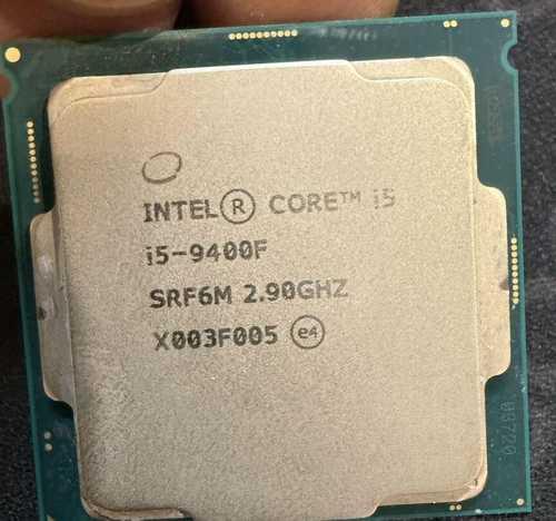 Процессор intel core i5 9400f