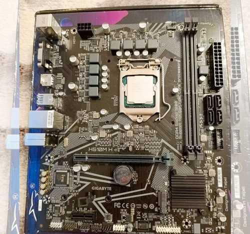 Комплект I3 10100f   h510mh gigabyte