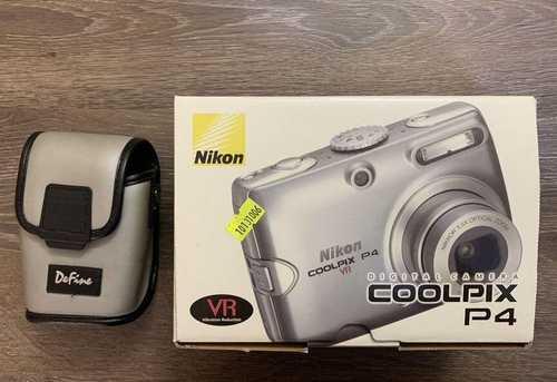 Компактный фотоаппарат Nikon Coolpix p4 vr