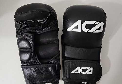 Новые кожаные перчатки крабы для MMA, фирма ACA