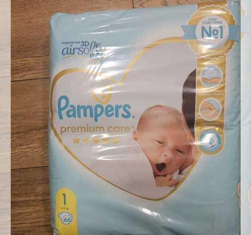 Подгузники Pampers premium care 1