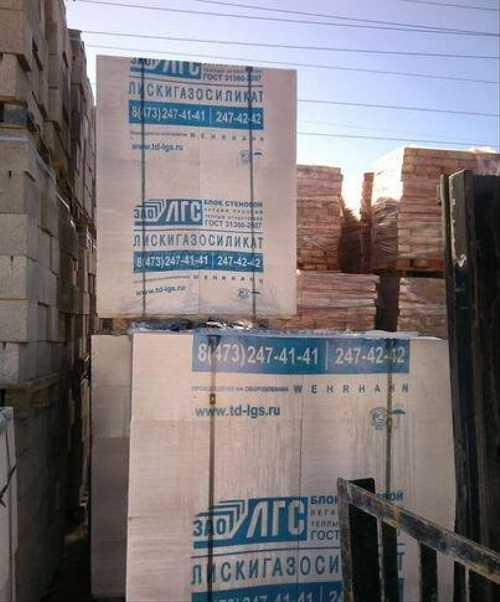 Блок из ячеистого бетона Лиски Газосиликат D500