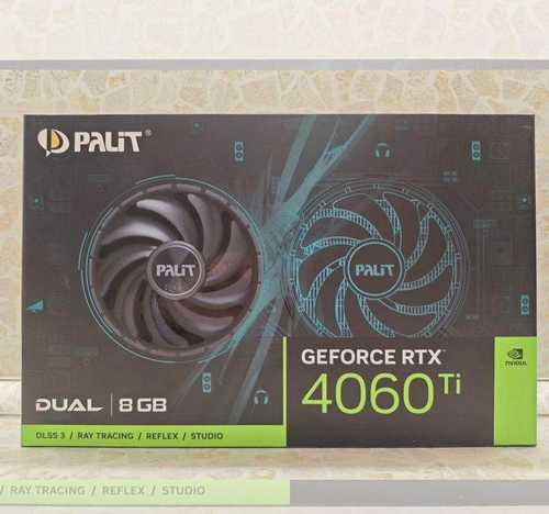 Видеокарта Palit Rtx 4060ti Dual 8Gb